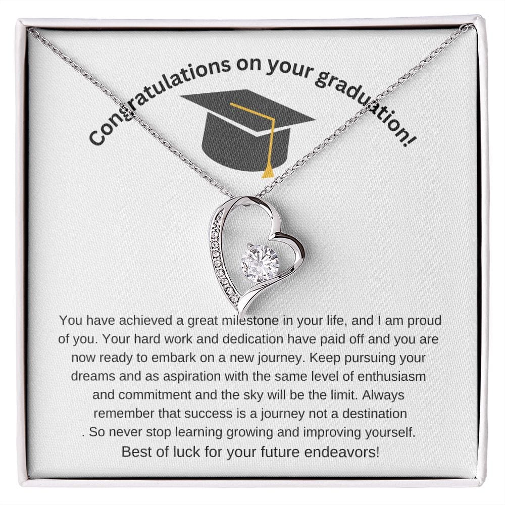 Congratulations on your Graduation - Forever Love Necklace